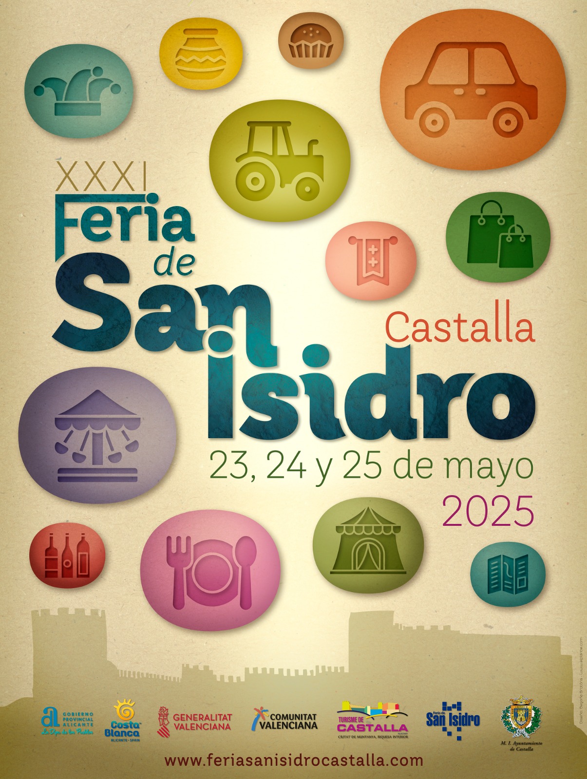 Presentación del cartel de la Feria de San Isidro 2025 en Castalla ...
